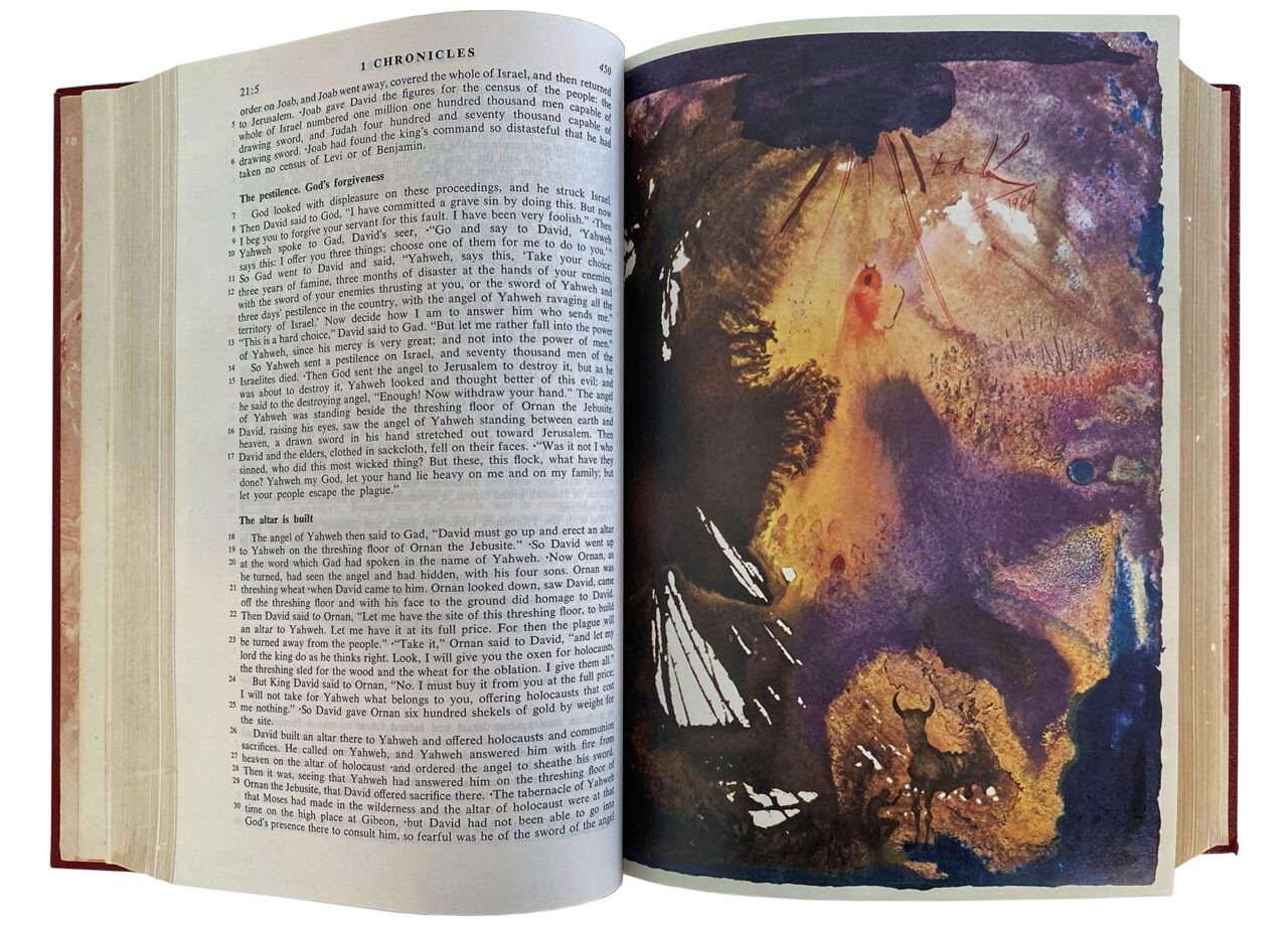 The Jerusalem Bible – Illustrated by Salvador Dali 600$ | BAIA GALLERY